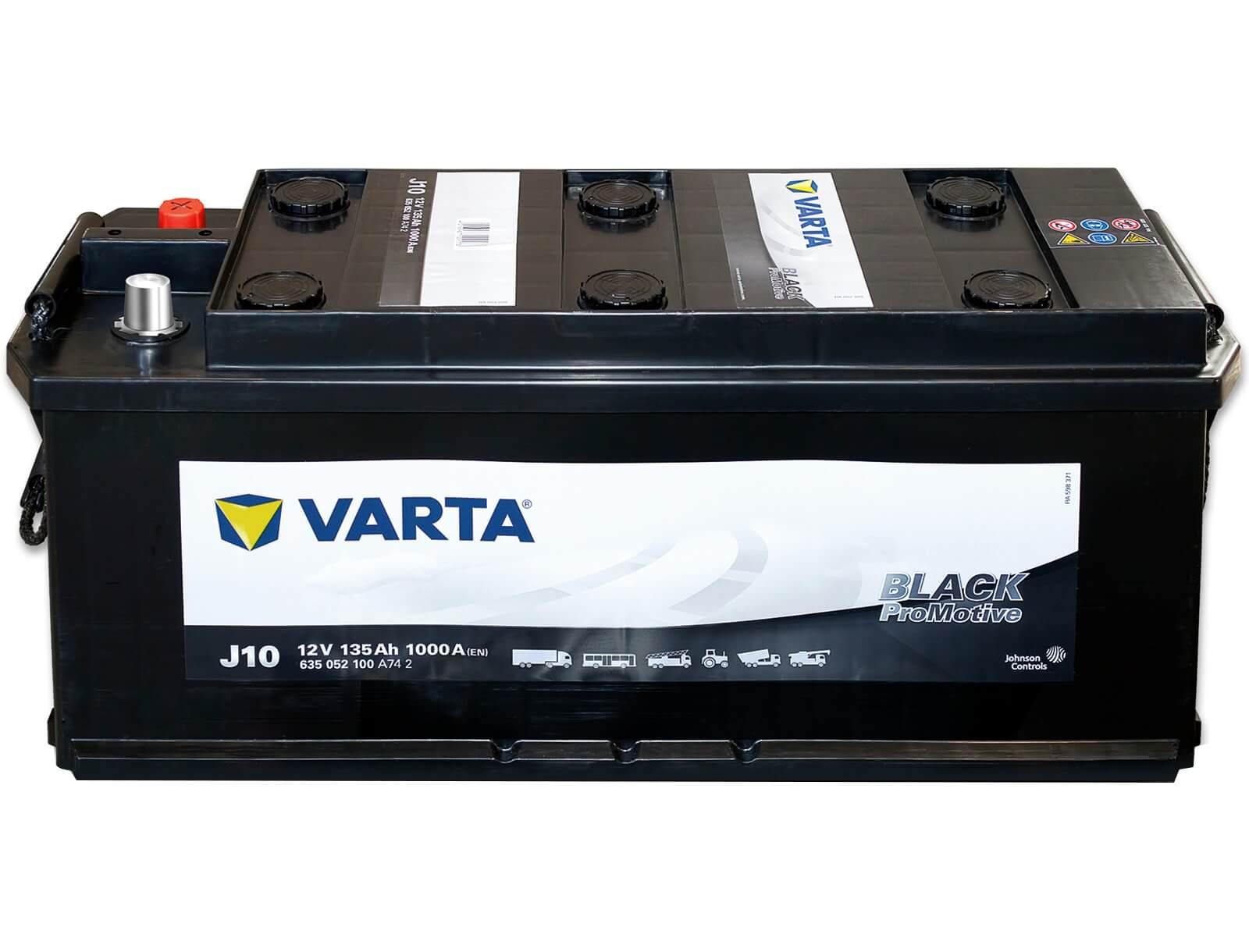 Varta J10 Promotive Black 12V 135Ah 1000A/EN LKW Batterie